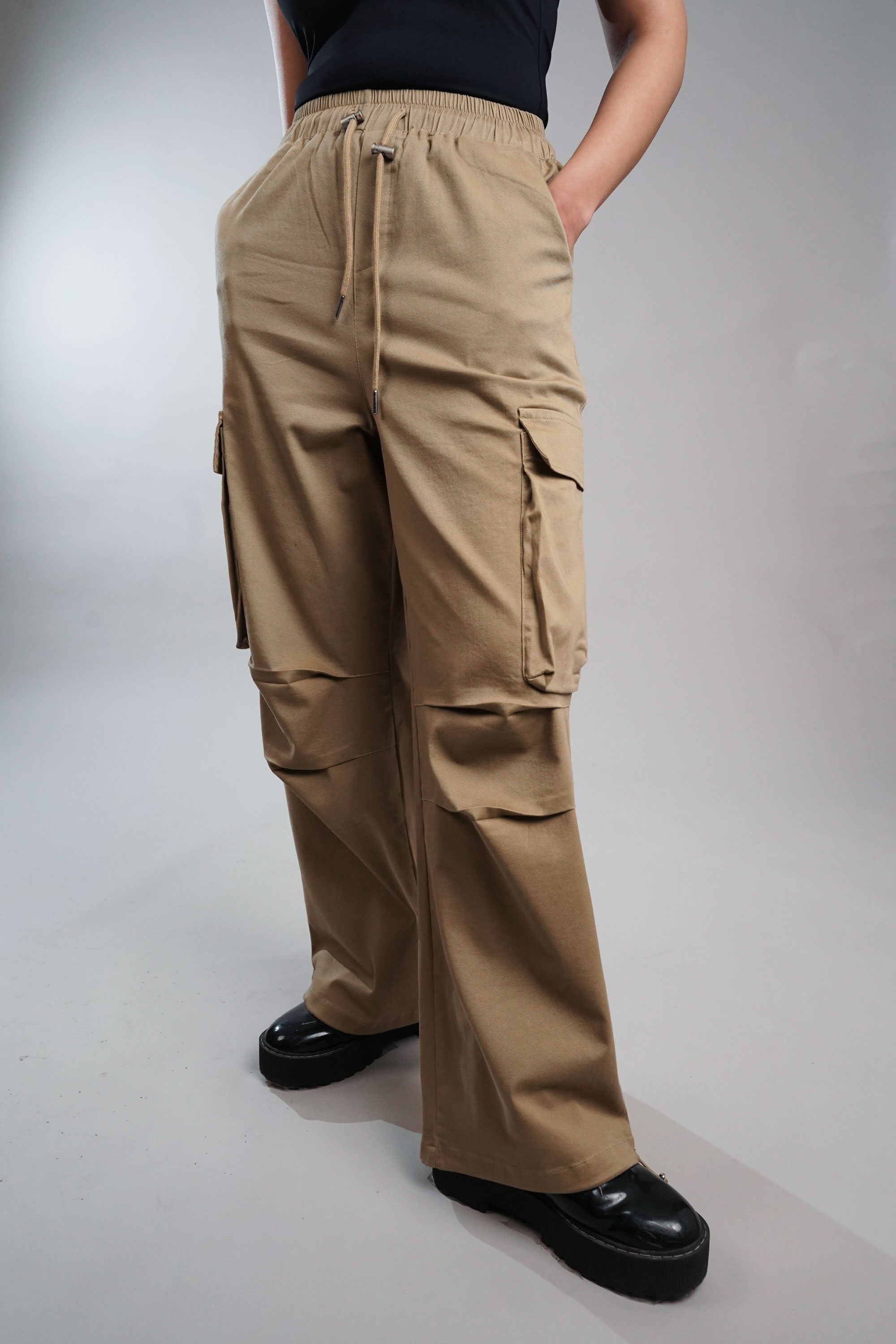 Creamsicle Comfort | Women's Oversized Cargo Pant - Nolabels